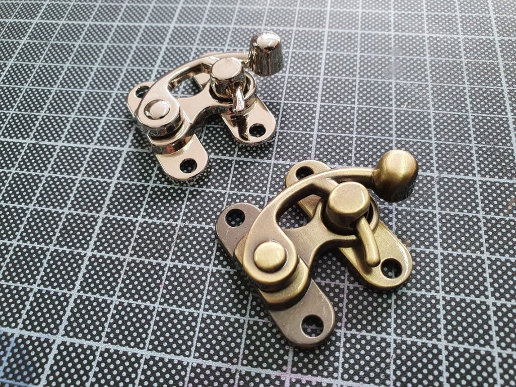 Stainless Metallic Bag Closure / Swing Lock Clasp