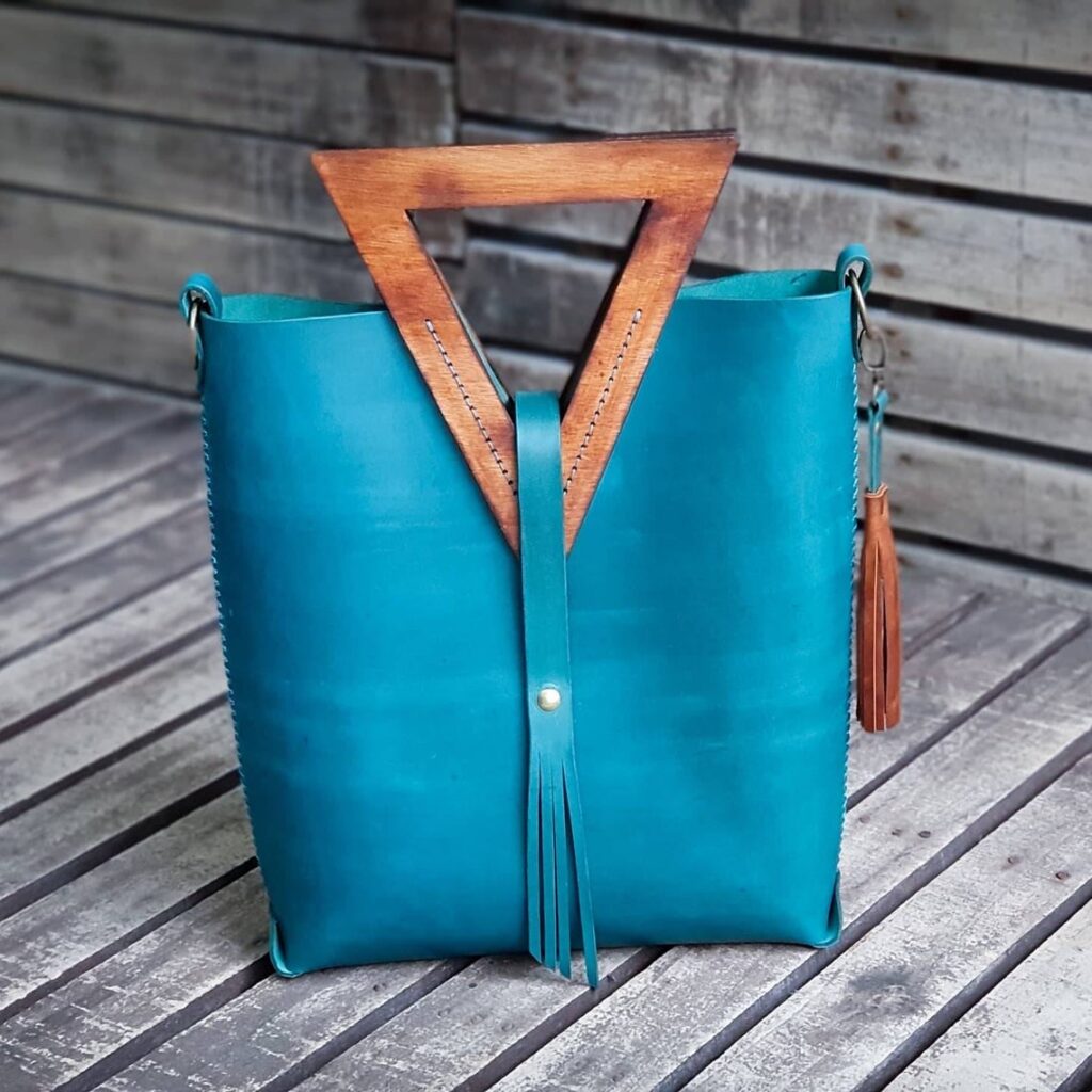 Triangle Wooden Handles For Bags, Plywood Handles